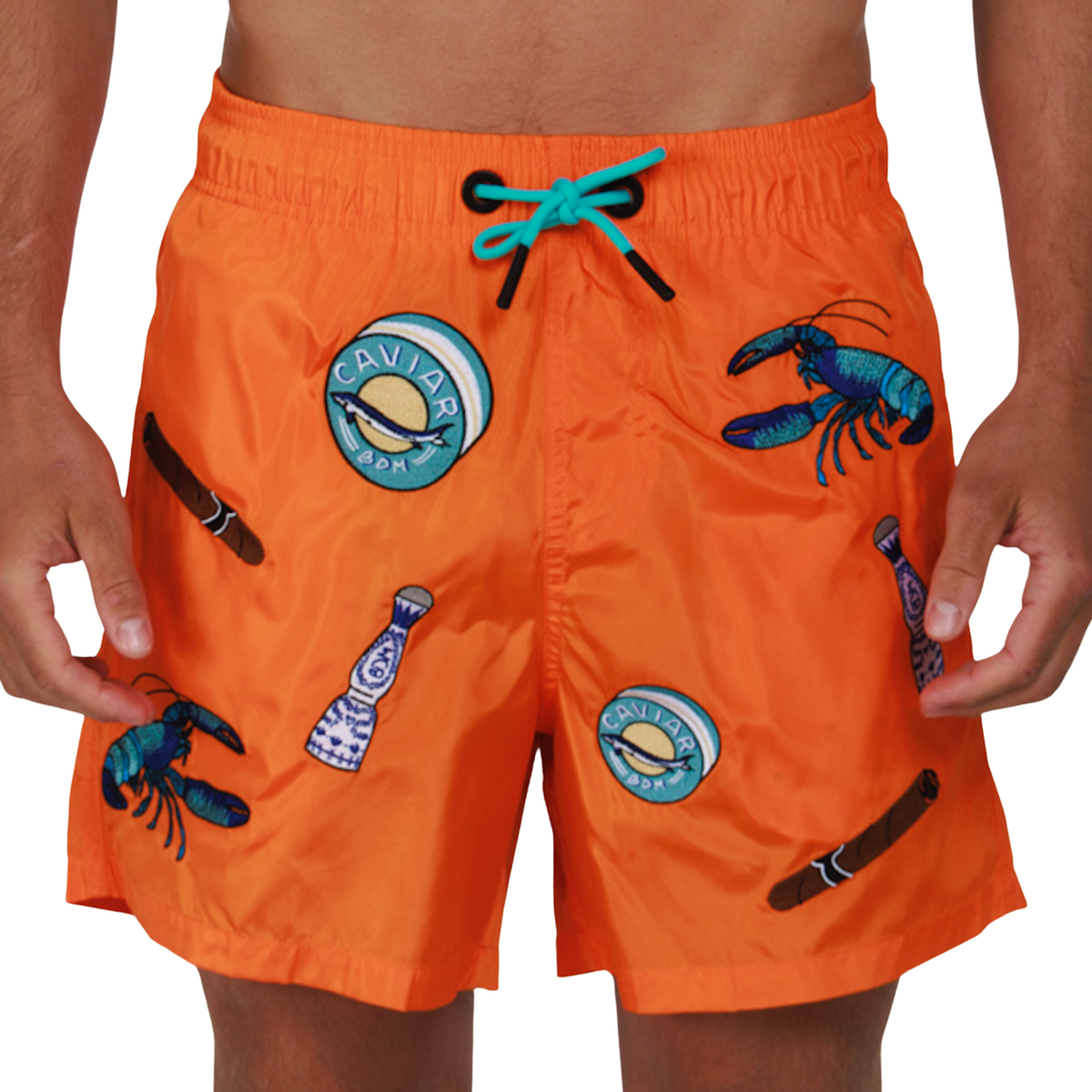 SALIN ORANGE | Mens Swimwear CIGARE X AZUL – BAINDEMER