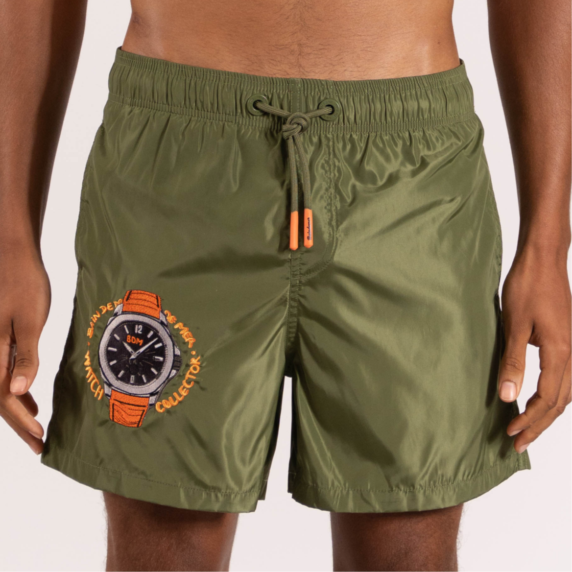 SWIMWEAR BDM WATCH MONO | MILITARY GREEN – BAINDEMER