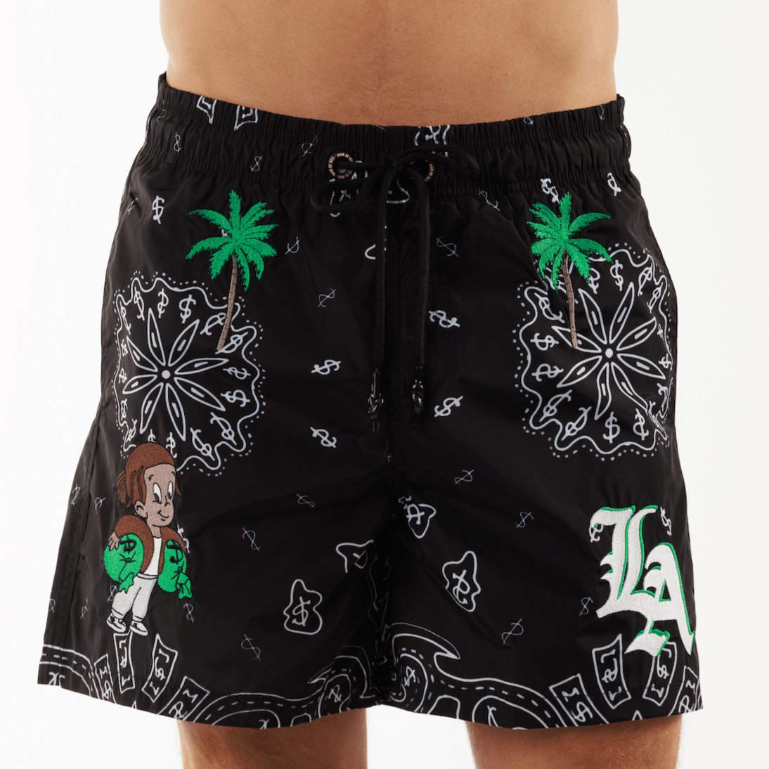 SALIN BLACK | Mens Swimwear LA GANG – BAIN DE MER Official Site I ...